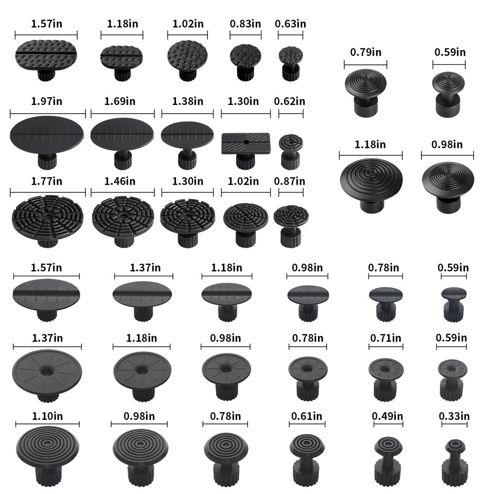 PDR Full Set Tool Dent Repair Kit Paintless Dent Removal Tools Dent ...