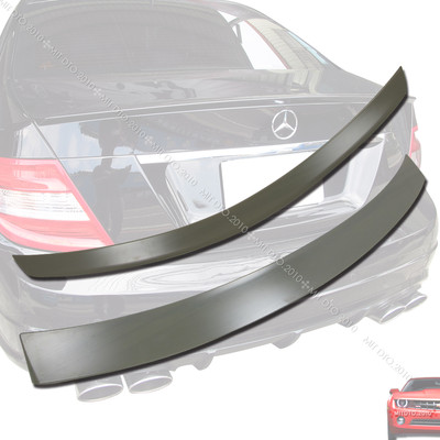 Fit For Mercedes Benz W204 OE Roof Spoiler + A Trunk Spoiler 08 ...