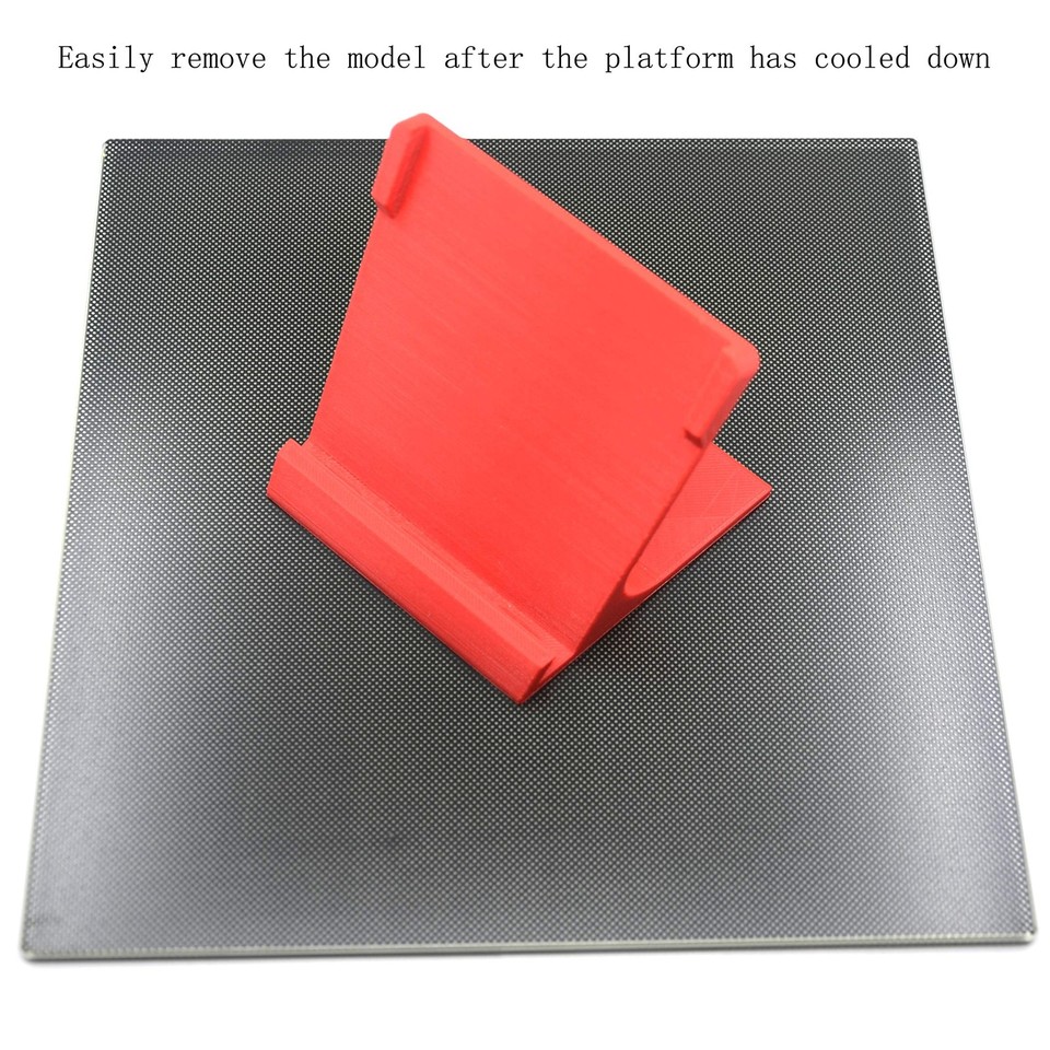 3D Printer Platform Heated Bed 235x235x4mm Build Surface Tempered Glass ...