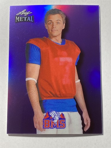 DARIN BROOKS 2024 Leaf Blue Mountain State Goated Portraits PURPLE 5/20 ...