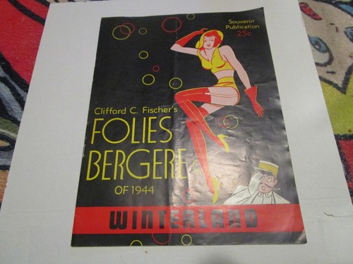 CLIFFORD FISCHER'S FOLIES BERG OF SAN FRANCISCO 1944 "WINTERLAND ...