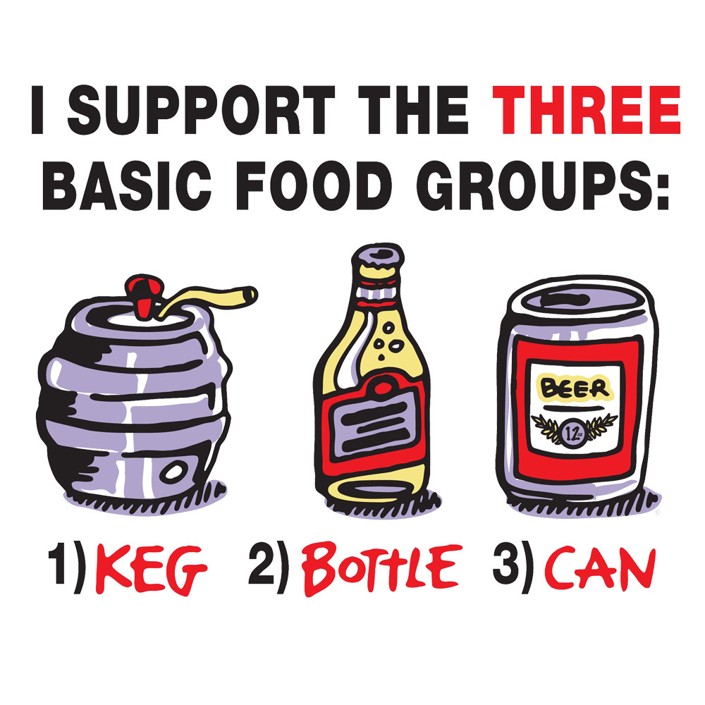 Attitude Aprons Fully Adjustable I Support the 3 Basic Food Groups ...