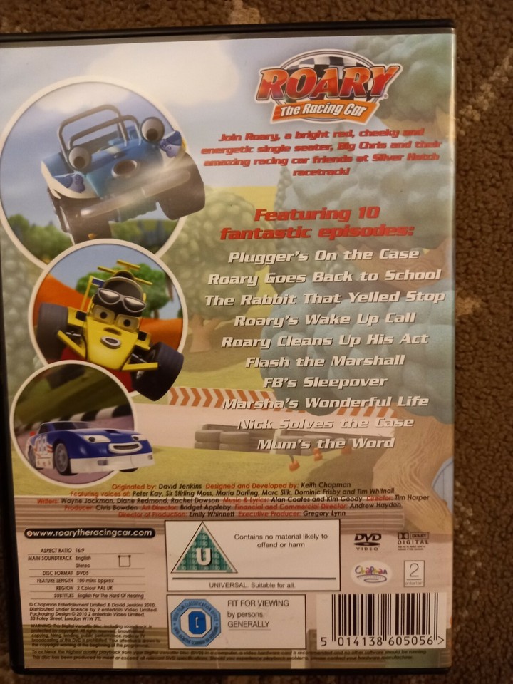 ROARY THE RACING CAR BUMPER COLLECTION 2 DVD KIDS 10 EPISODES | eBay UK