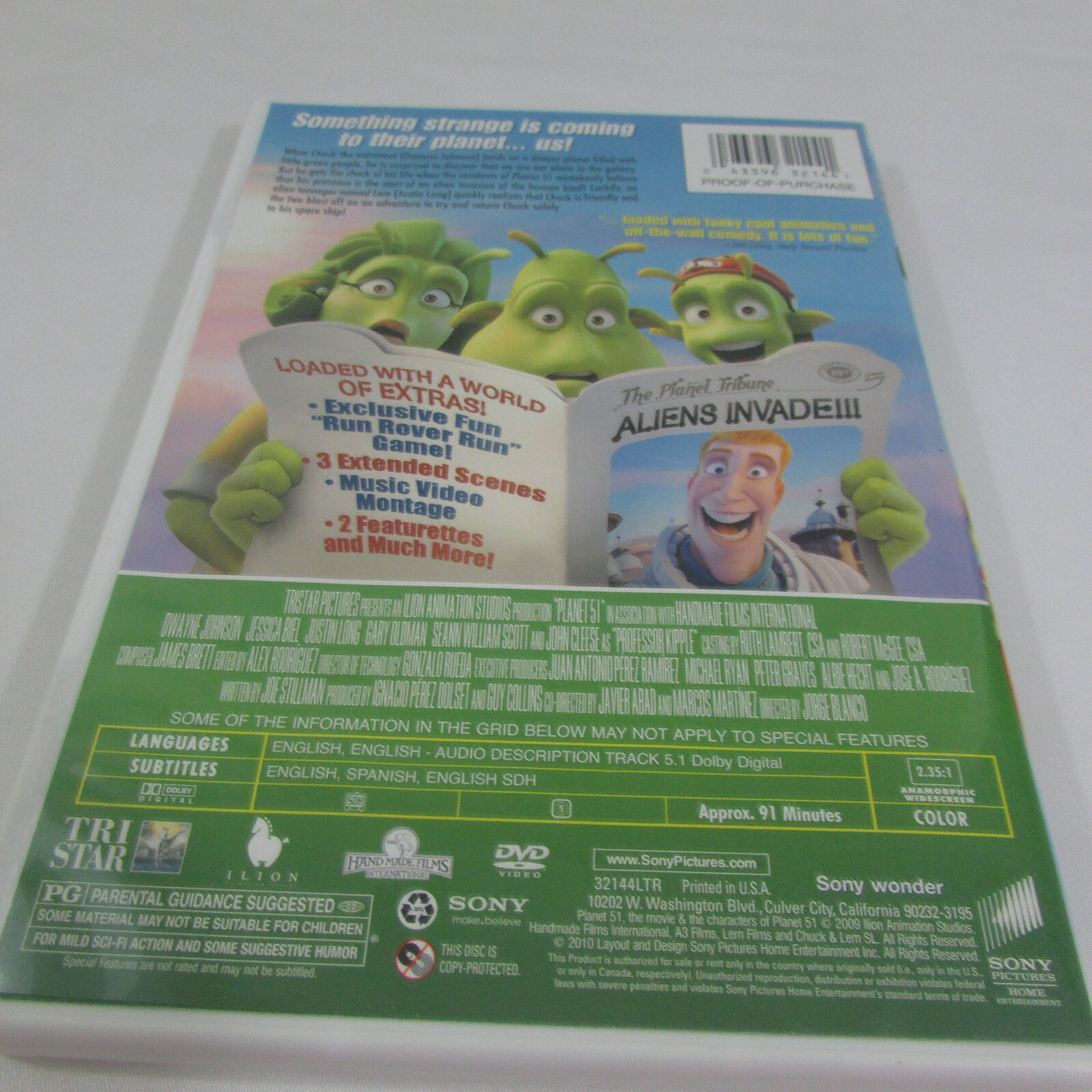 Planet 51 DVD Movie Comedy 43396321441 | eBay