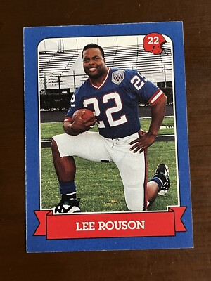 Lee Rouson Error Card, Ripped Pants, Rare Sports World, 92 NFL Misprint ...