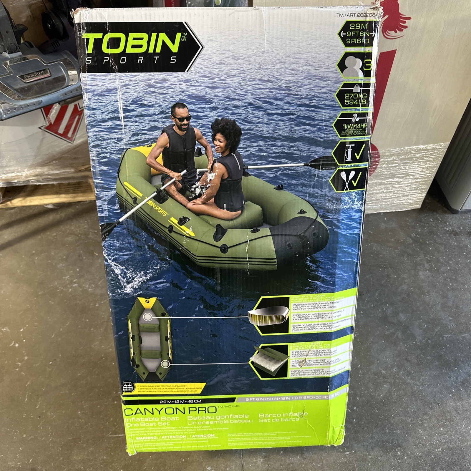 Tobin Canyon Pro Inflatable Boat 821808054862 | eBay