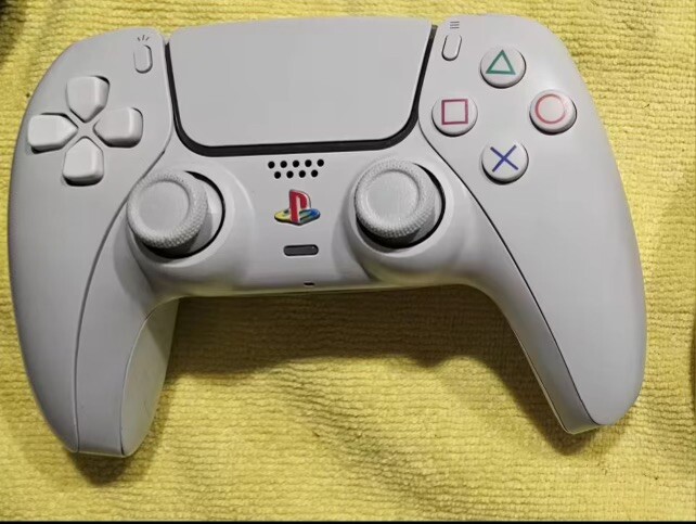 Custom WHITE Sony PS5 DualSense Retro Buttons Bundle: D-Pad, Home & X-O ...