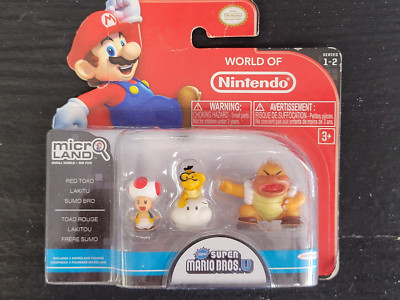Red Toad, Lakitu, Sumo Bro 3-Pack World Of Nintendo Figure New Factory ...