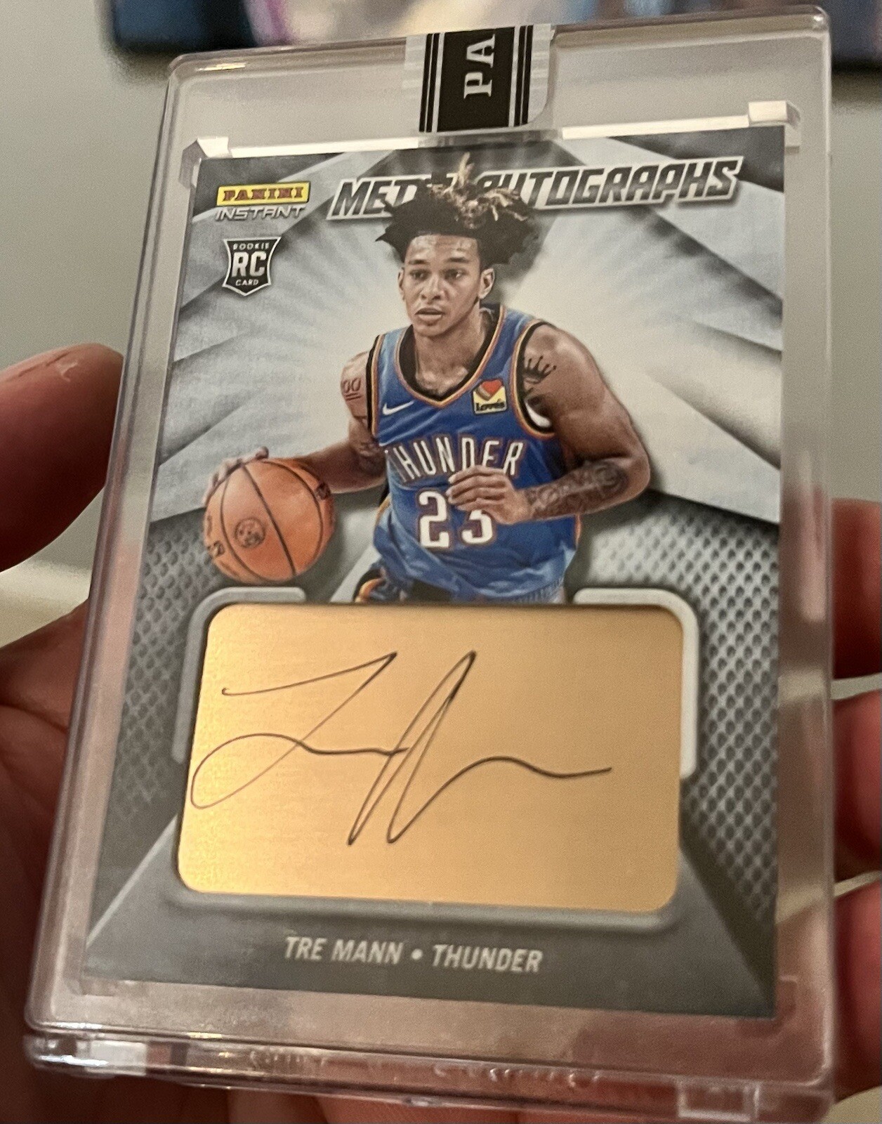 2021 panini instant tre mann autograph rookie Metal auto 1/5 | eBay