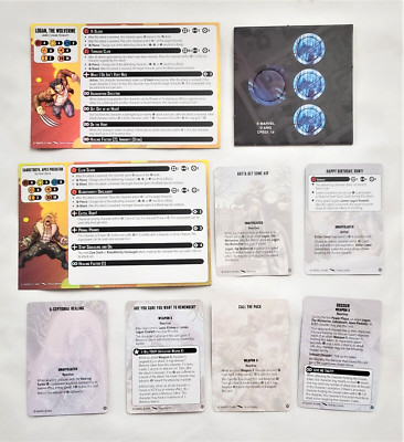 Marvel Crisis Protocol Weapon X Rival Panels RULES, NO Minis Terrain ...