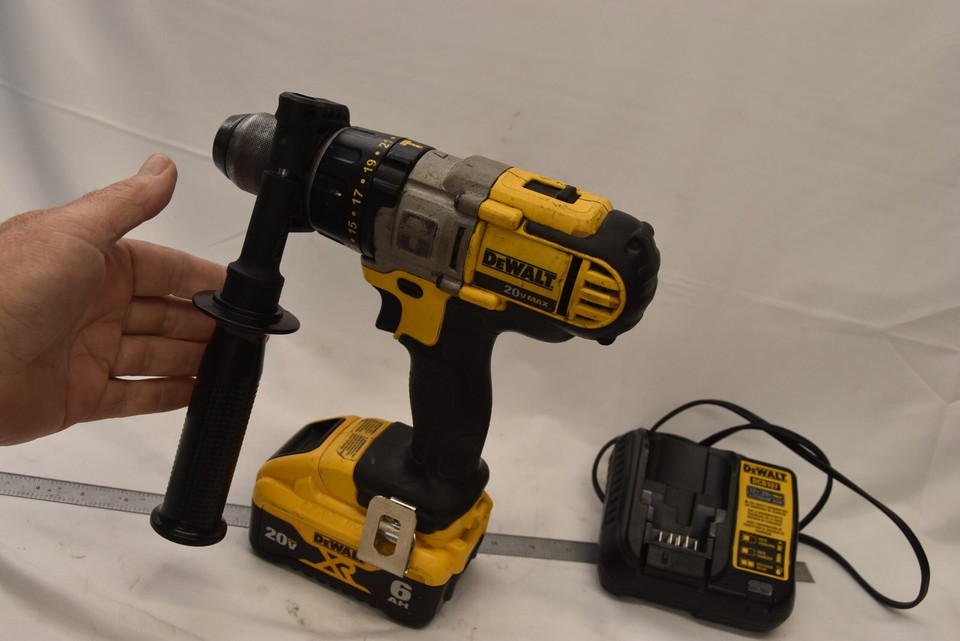 Dewalt DCD985 20v Max XR Lithium-Ion 1/2" Hammer Drill /6.0Ah Battery ...