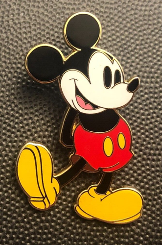 Disney pin 43624 Mickey Mouse Standing with Foot Out yellow buttons ...