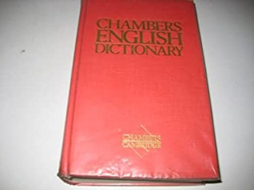 Chambers English Dictionary Hardcover | eBay
