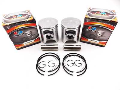 YAMAHA TZR250 87-92 0.5mm O/S FORSETI PISTON SET 56.9mm RINGS PIN CLIPS ...