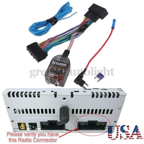 Factory Radio Stereo Add Subwoofer Amplifier Plug&Play Harness Adapter ...
