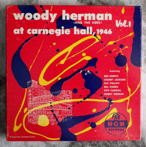 WOODY HERMAN At Carnegie Hall 1946 Vol. 1 MGM K 158 | eBay