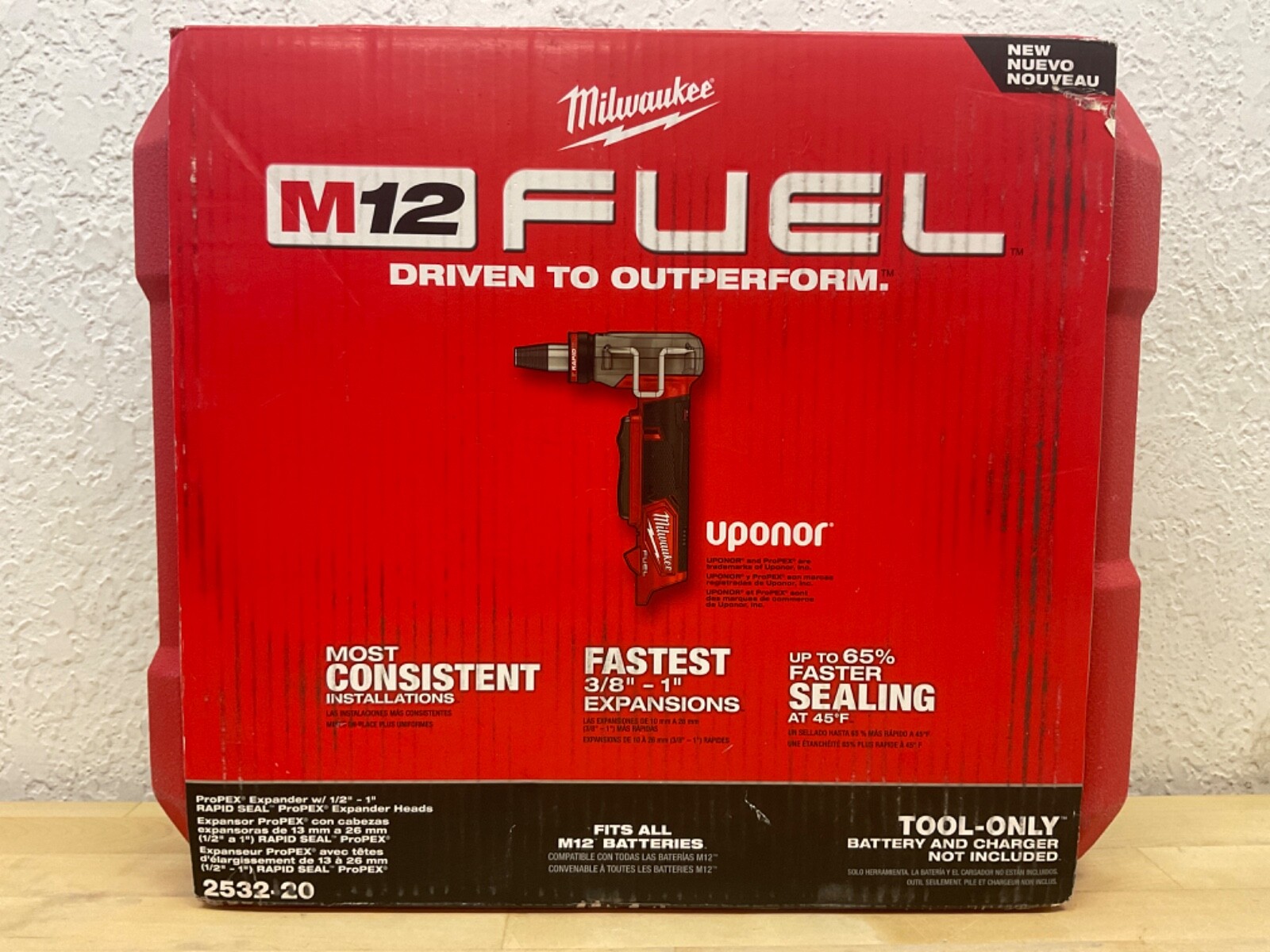 NEW Milwaukee 2532-20 M12 Fuel ProPEX Tool W/ 3 Expander heads 1/2” - 1 ...