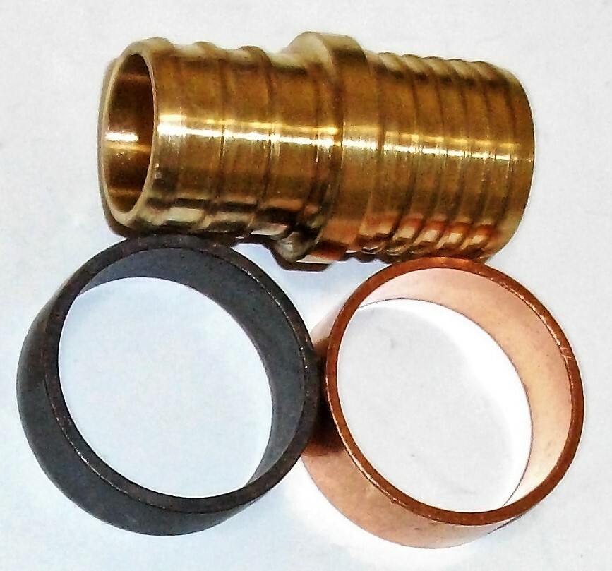 2x 3/4 PEX 3/4" PB POLYBUTYLENE SPLICING REPAIR KIT LEAD FREE STRAIGHT ...