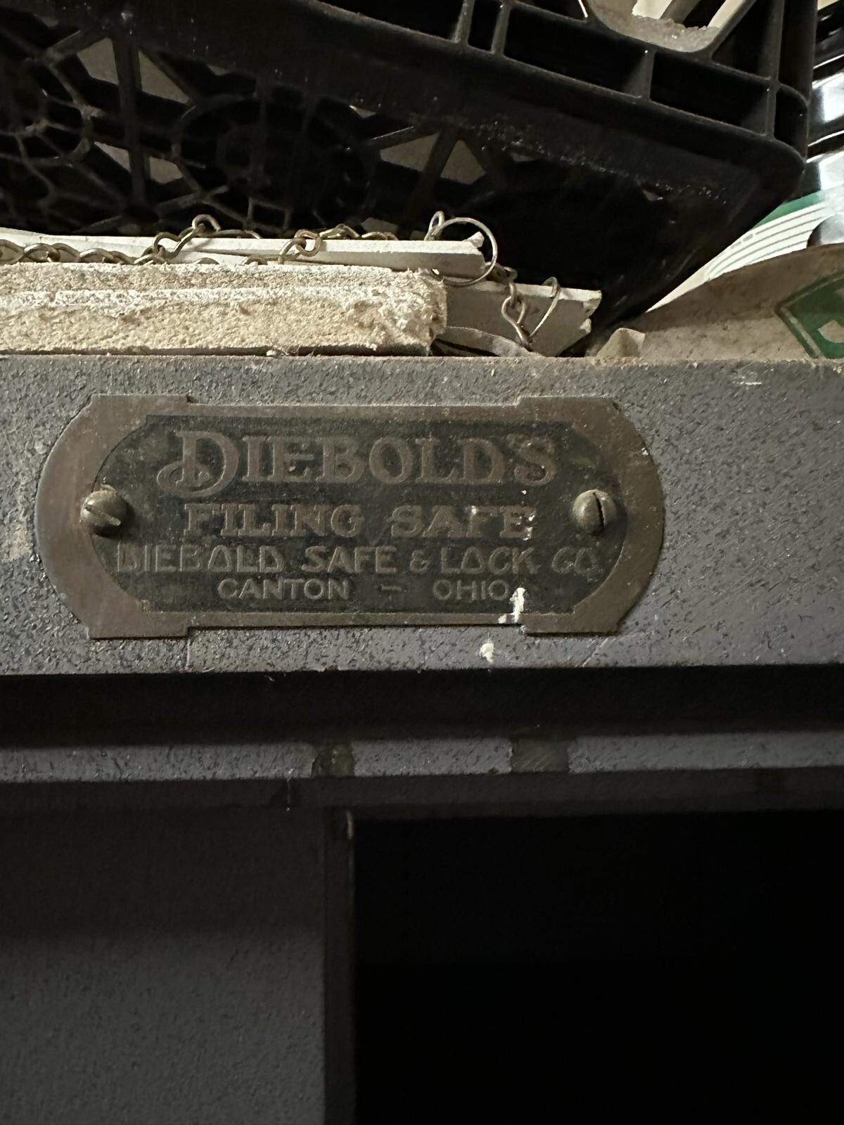 DIEBOLD'S FILING SAFE .Dievold Safe & lock co. Canton - OHIO | eBay