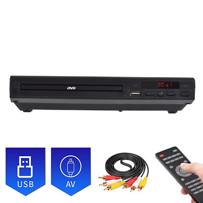 DVD Player, AV Output, All Region Free CD DVD Players for TV, USB ...