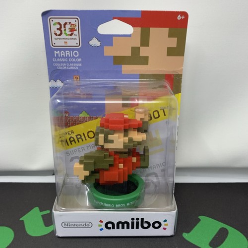 Nintendo Amiibo Mario 8-Bit Classic Color 30th Anniversary Wii U 3DS ...