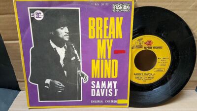 Sammy Davis Jr. ‎– Break My Mind 45T VG++/EX Reprise Records ‎– RV ...