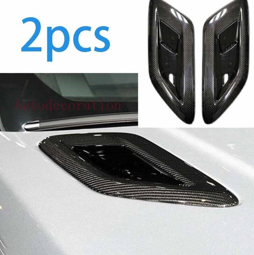 Hood Side Vents Grill Carbon Pattern For 2014-2020 Range Rover Sport ...