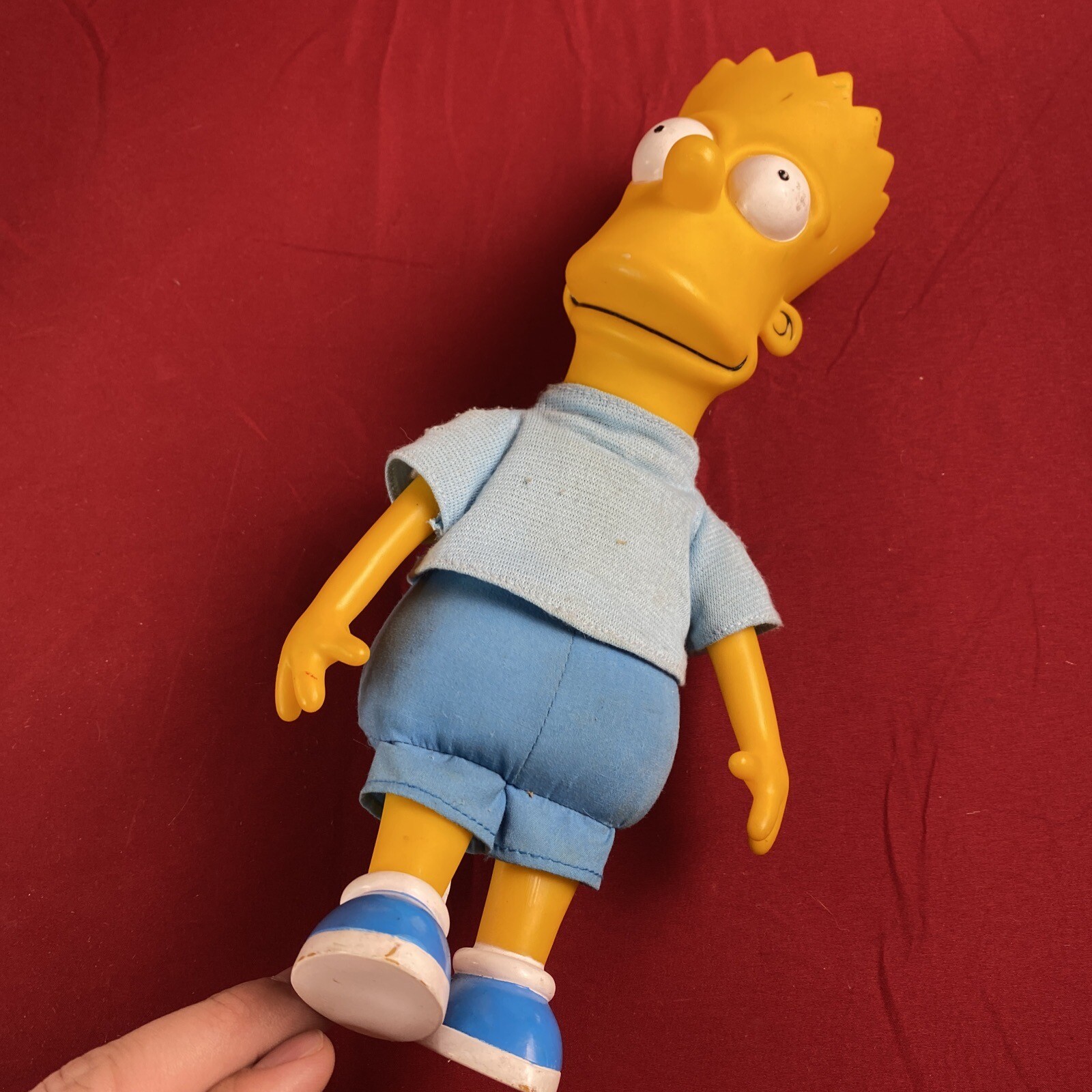 Vintage 1990 Dandee Talking Bart Simpson Pull String 18 Doll W Box