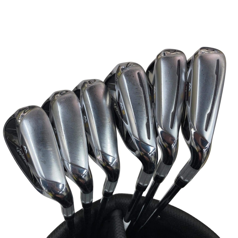 TaylorMade M2 6S Iron Set Stiff Right-Handed REAX 90 STEEL JAPANSPEC ...