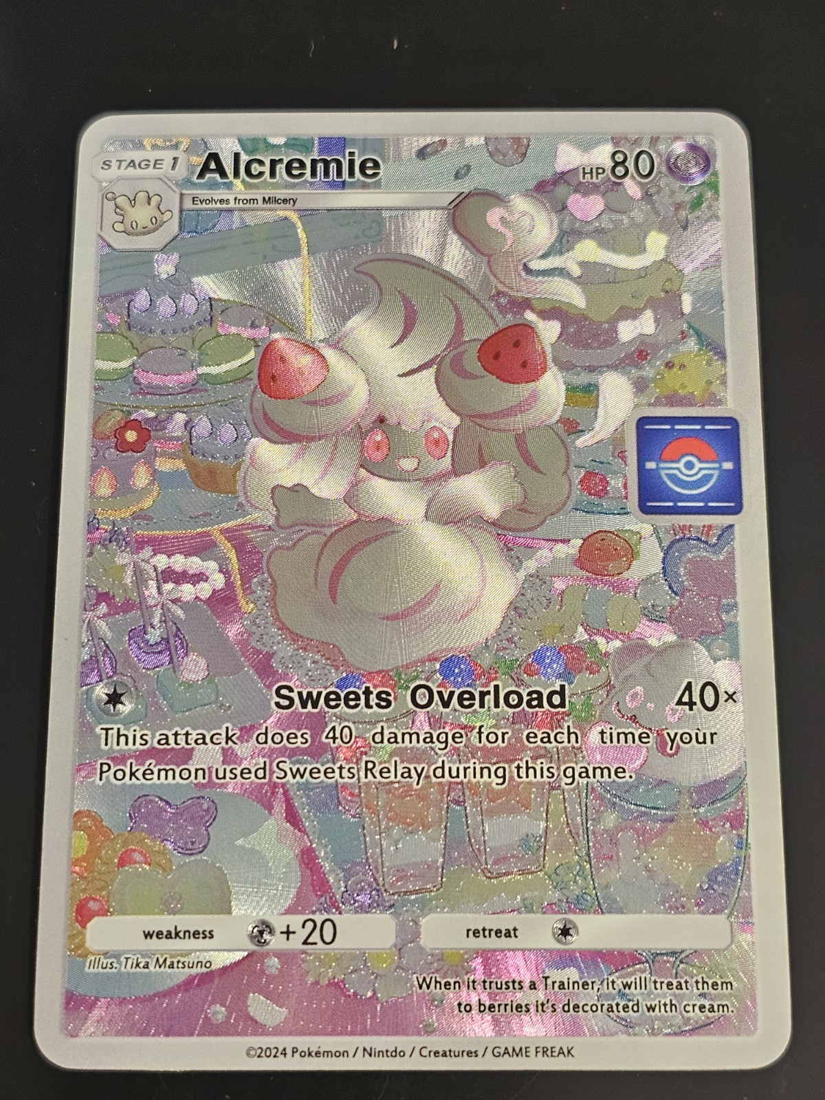 Alcremie Pokemon TCG Pocket Custom Textured Fanart Card | eBay