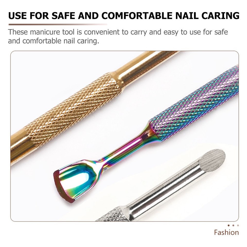1 Set Cuticle Trimmer Manicure Cuticle Pusher Nail Art Tool with ...