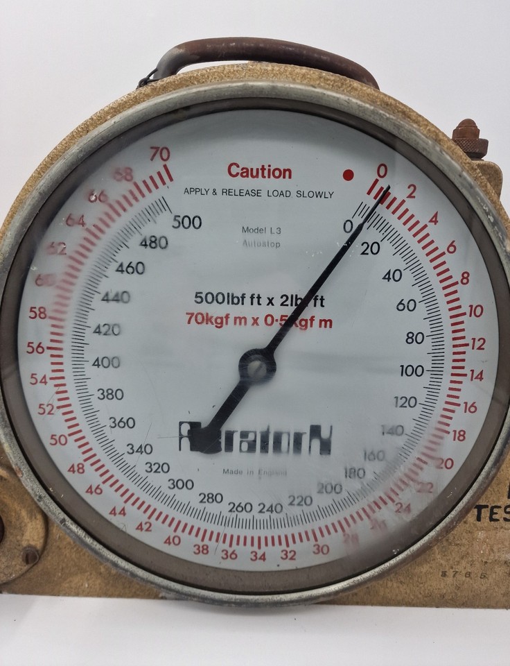 Acratork L3 Analogue Torque Analyser Max: 500LBF ft, 70kgf | eBay UK