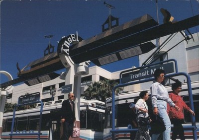 Patrick Mohr's Angel Train Artwork,Los Angeles Transit Mall,CA Vintage ...