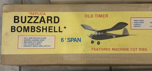 BUZZARD BOMBSHELL VINTAGE RADIO CONTROL AIRPLANE KIT | eBay
