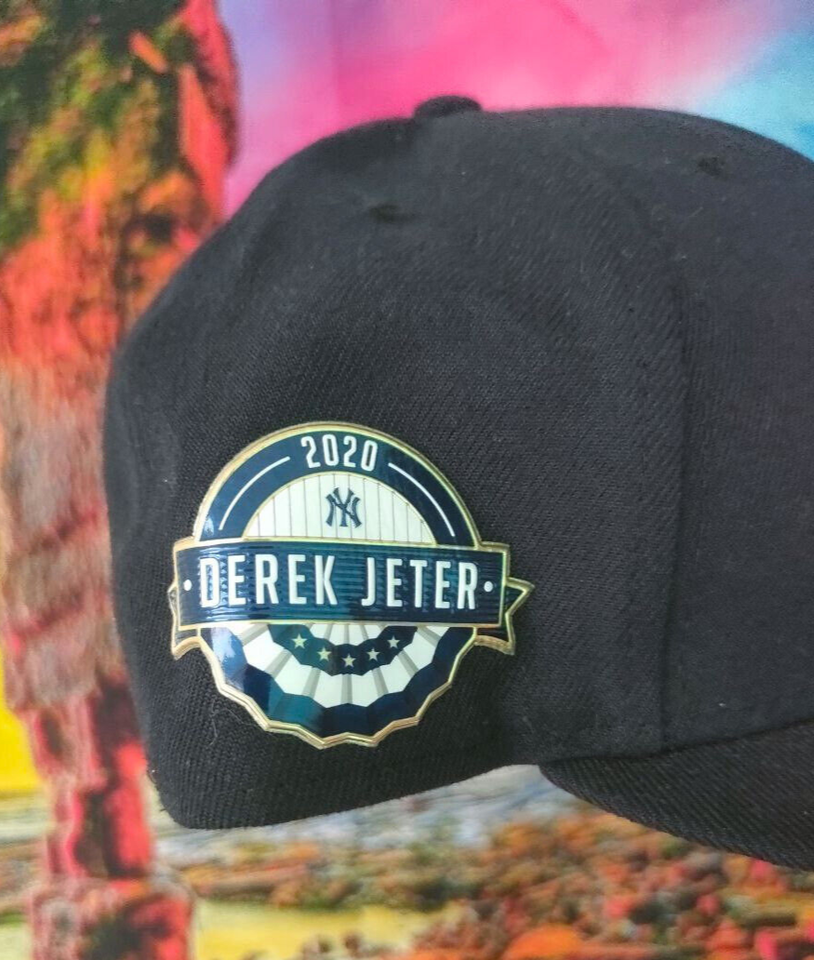 Men's New York Yankees New Era Derek Jeter 2020 Side Patch Navy Fitted ...