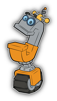 Rusty Rivets Cartoon Crush Sticker Bumper Decal - ''SIZES'' | eBay