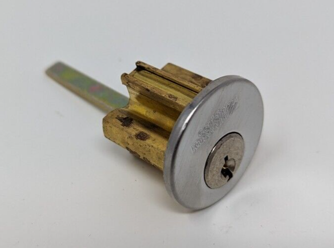 Corbin Russwin 59C2 6 Pin Rim Cylinder, 26D, 0 Bitted, Includes 2 ...