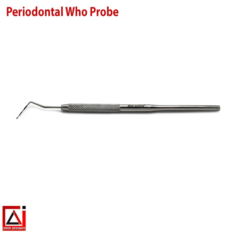 Who Probe Periodontal BPE Marking Color Coated Ball Tip Dental ...