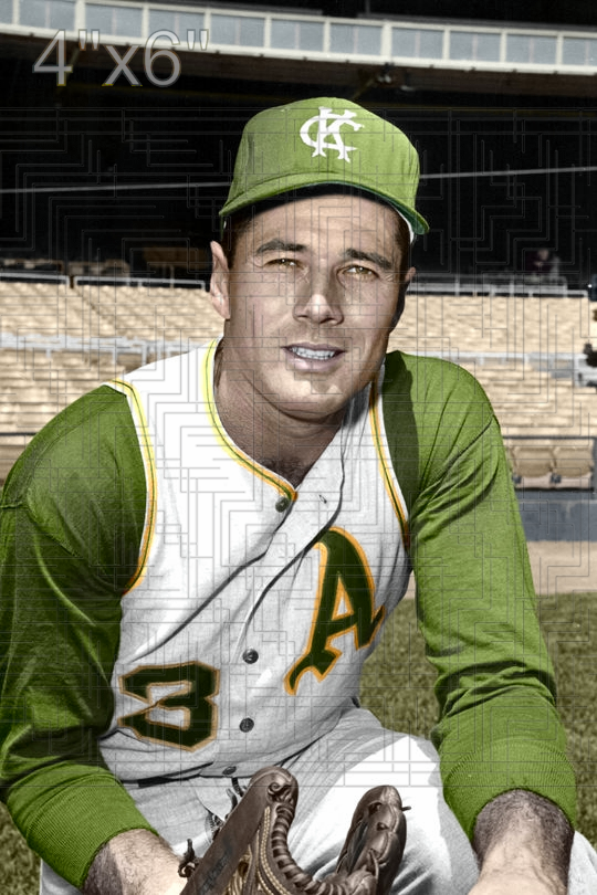 Ted Bowsfield - 1964 Kansas City Athletics - choose a style - colorized ...