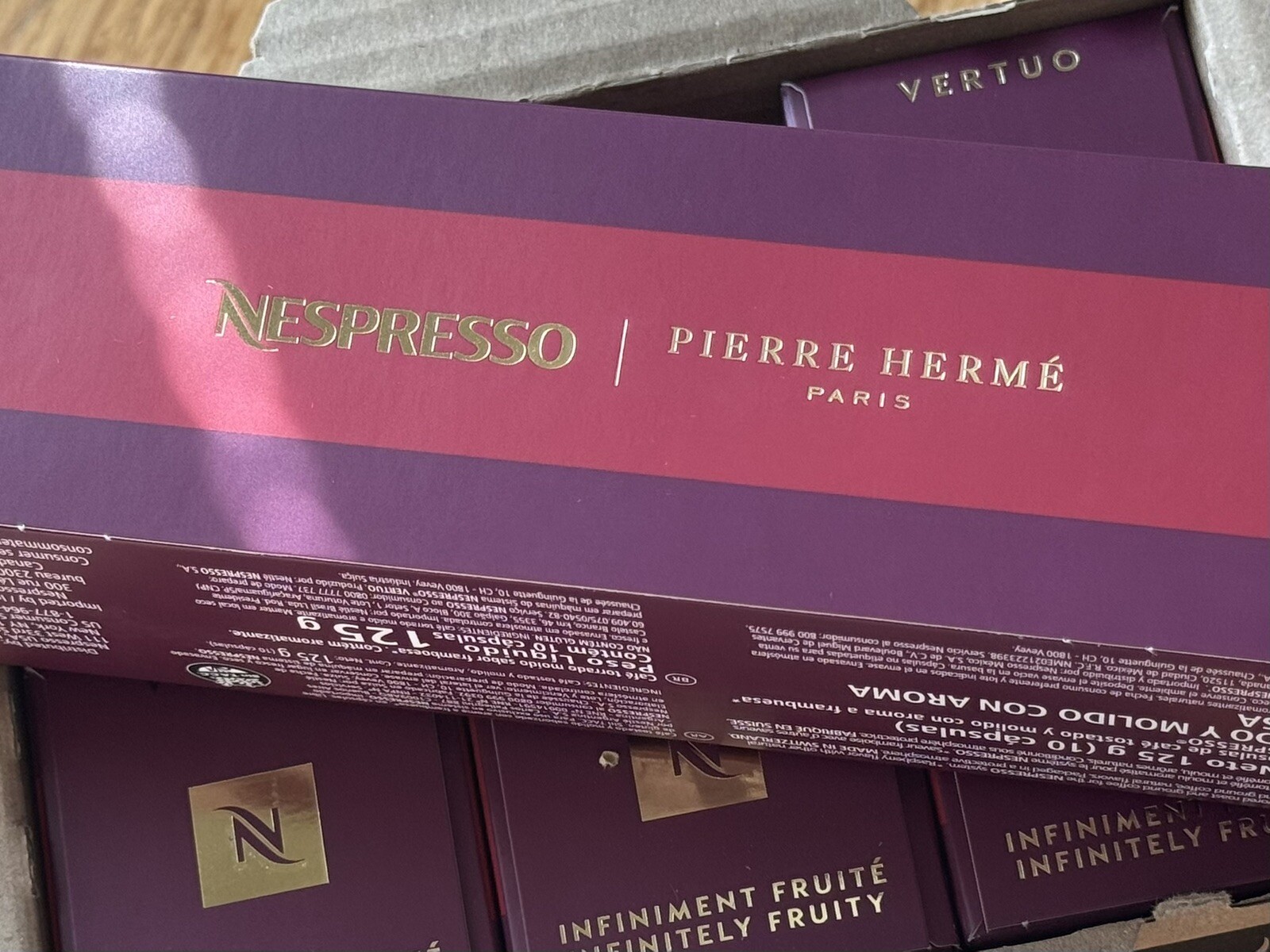 Nespresso Infiniment Fruite Pierre Herme Raspberry 2024 2 Sleeves 20 ...
