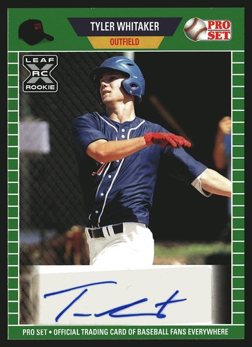 2021 Pro Set Tyler Whitaker #PS-TW1 Autographs Green AU | eBay
