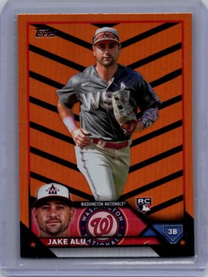 2023 Topps Update #US25 Jake Alu Orange and Black Foil | eBay