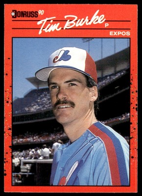 1990 Donruss Baseball Card Tim Burke Montreal Expos #334 | eBay