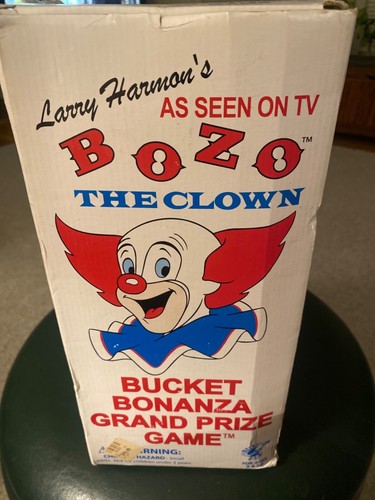 Bozo Vintage Larry Harmon's BOZO Clown Bucket Bonanza Grand Prize Game ...