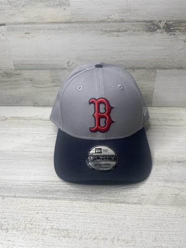 New Era 9FORTY Boston Red Sox Adjustable Navy Gray Hat Snapback OSFM ...