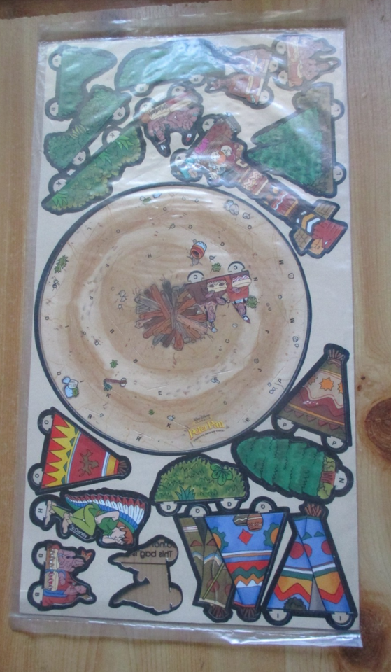 McDONALDS CUT-OUT ASSEMBLY SHEET: PETER PAN BUILD A SCENE..1 OF 4 ...