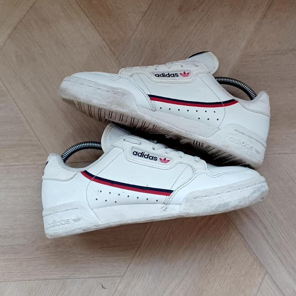 Adidas Continental 80 Trainer White UK3.5 Low Womens F99787 Sneaker ...