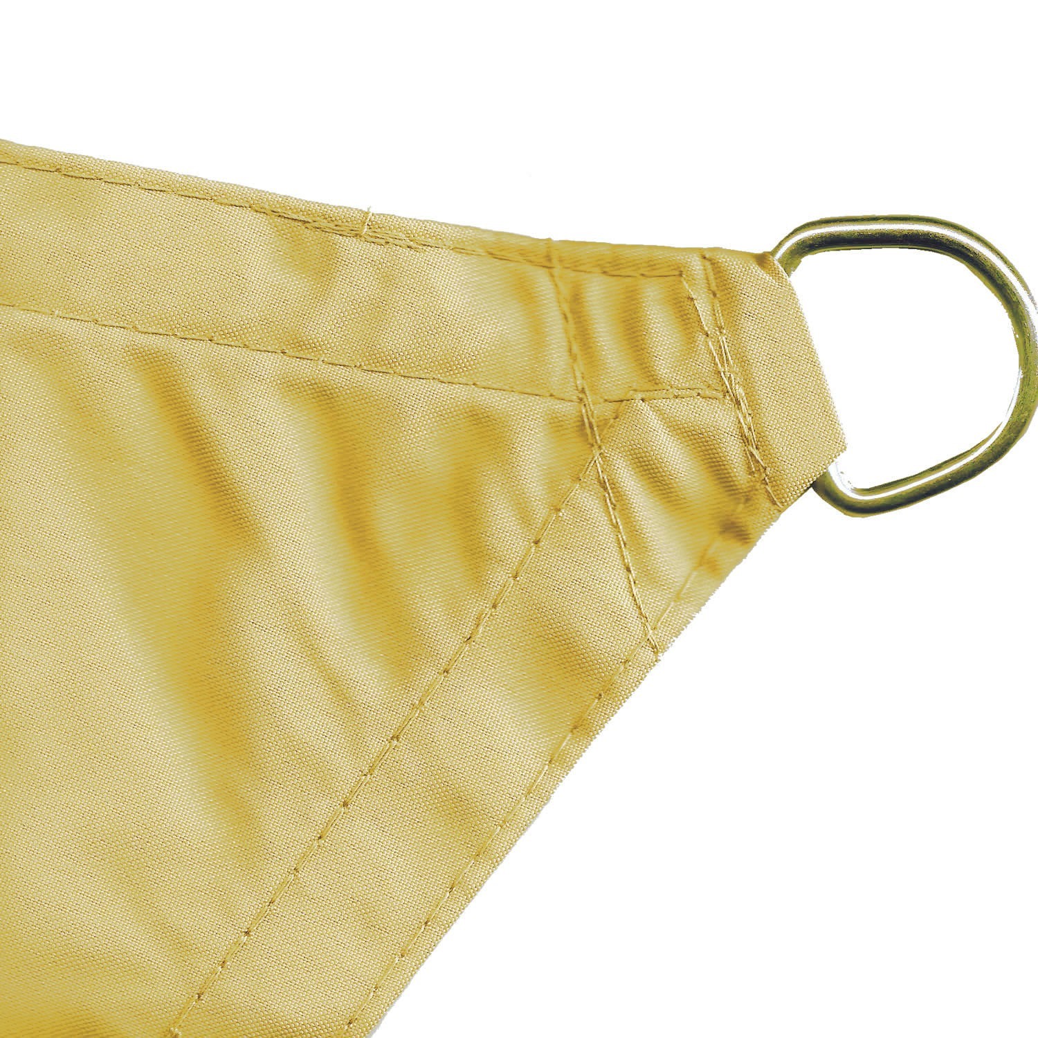 Tuff Desert Sand Waterproof Shade Sail 13x13 ft Square Backyard Pool ...