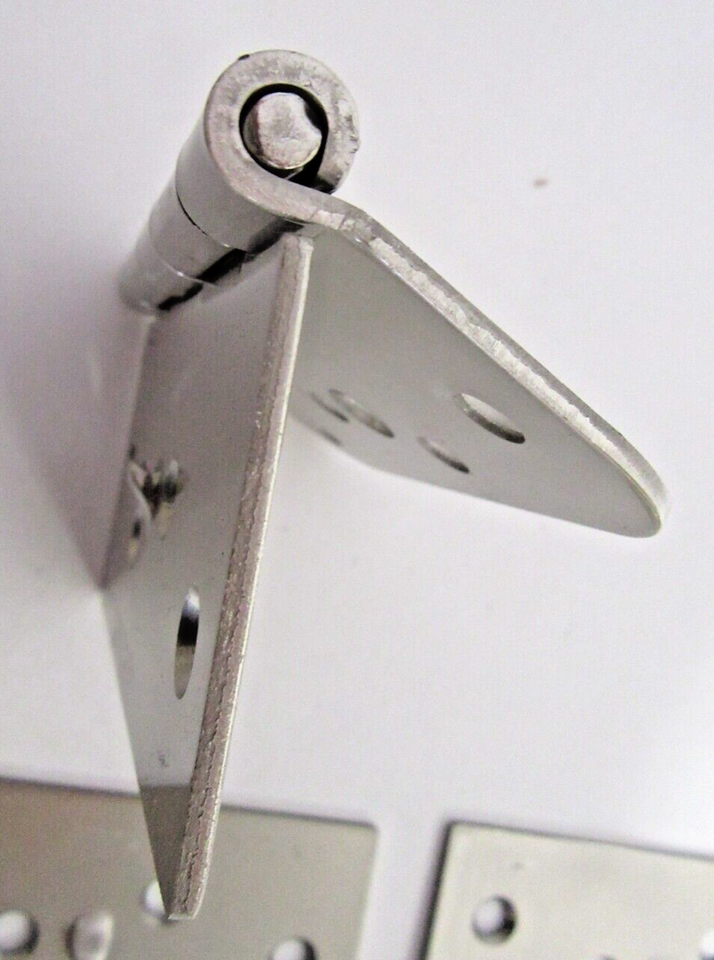 (3 Pack) Jeldwen Hinge Satin Nickel Plated 4" x 4.25" Door Hinges 3/32 ...