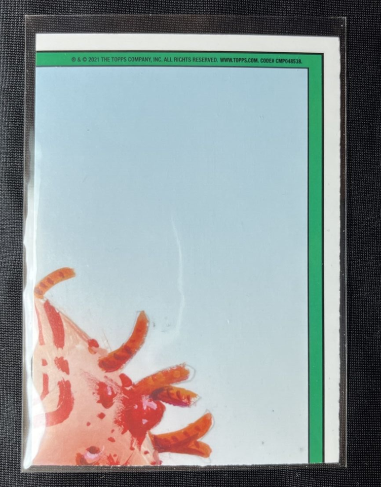 Garbage Pail Kids 2023 GPK Go on Vacation 7a Peaked PETE Bruised Black ...